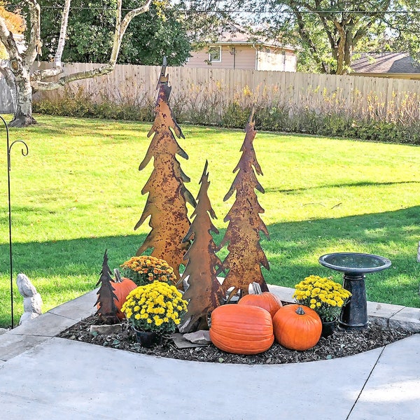 Metal Tree Sculpture - Etsy