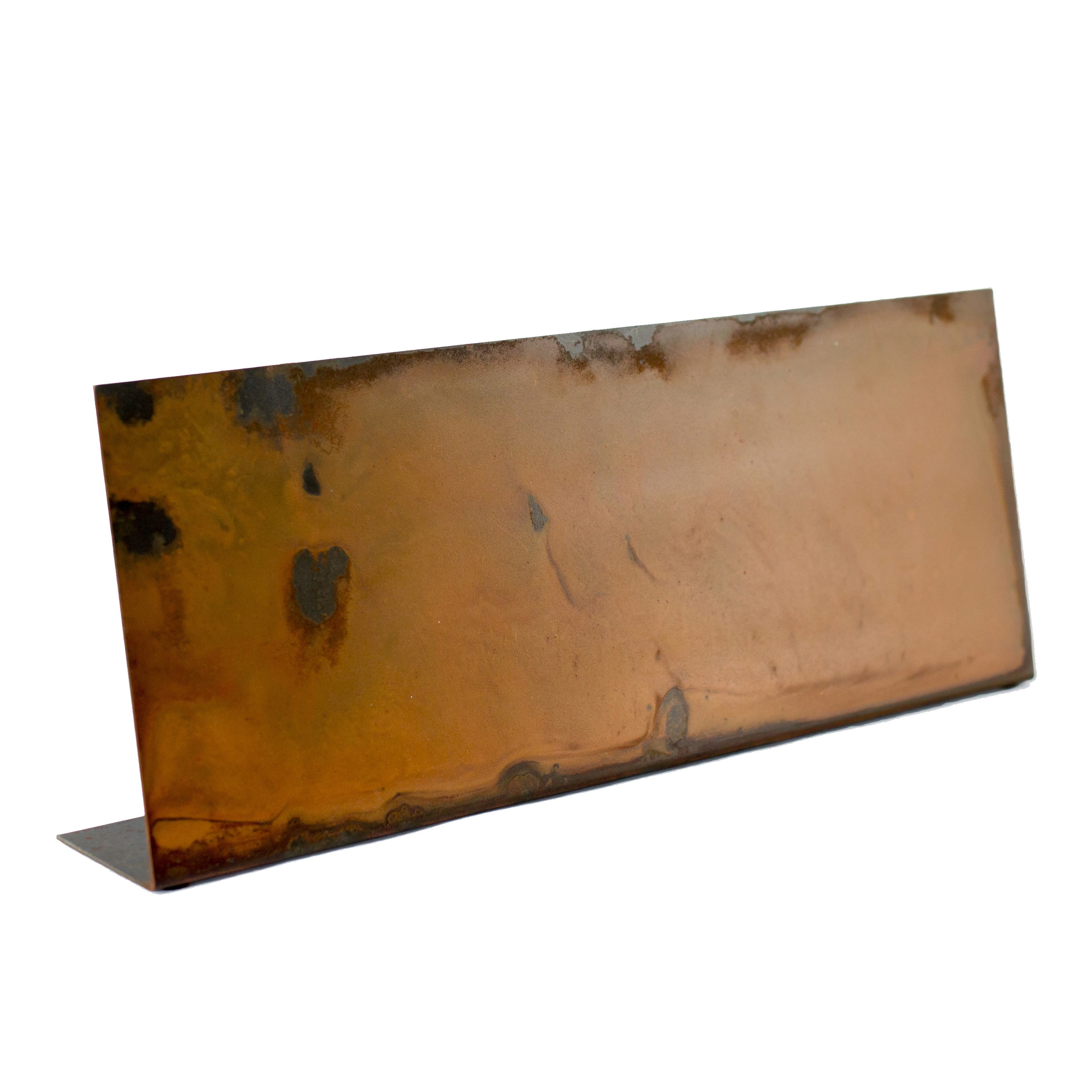 Large Metal Magnetic Picture Frame Memo Board, Unique Burnt Orange ...