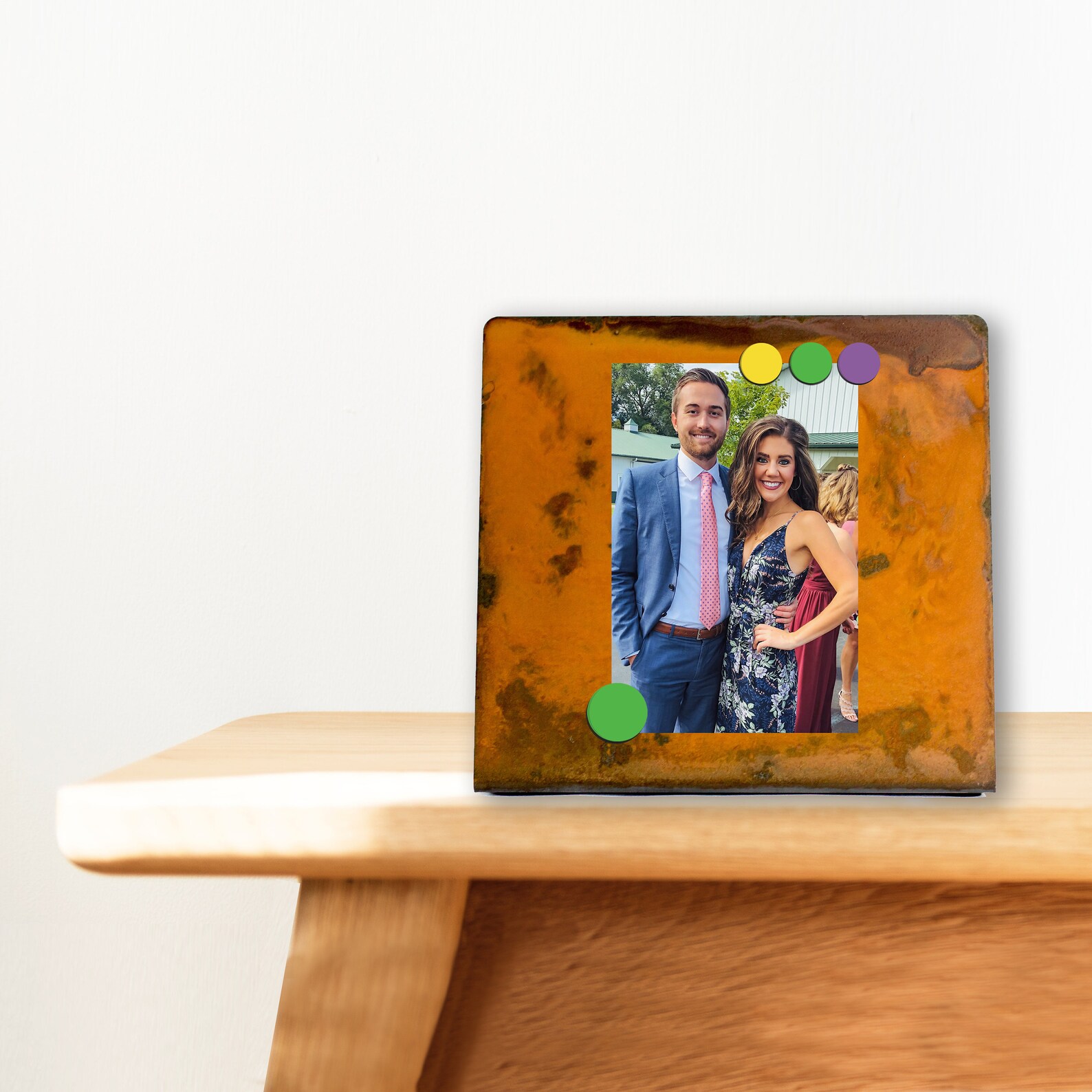 Square Magnetic Picture Frame and Magnet Set Steel Magnet | Etsy