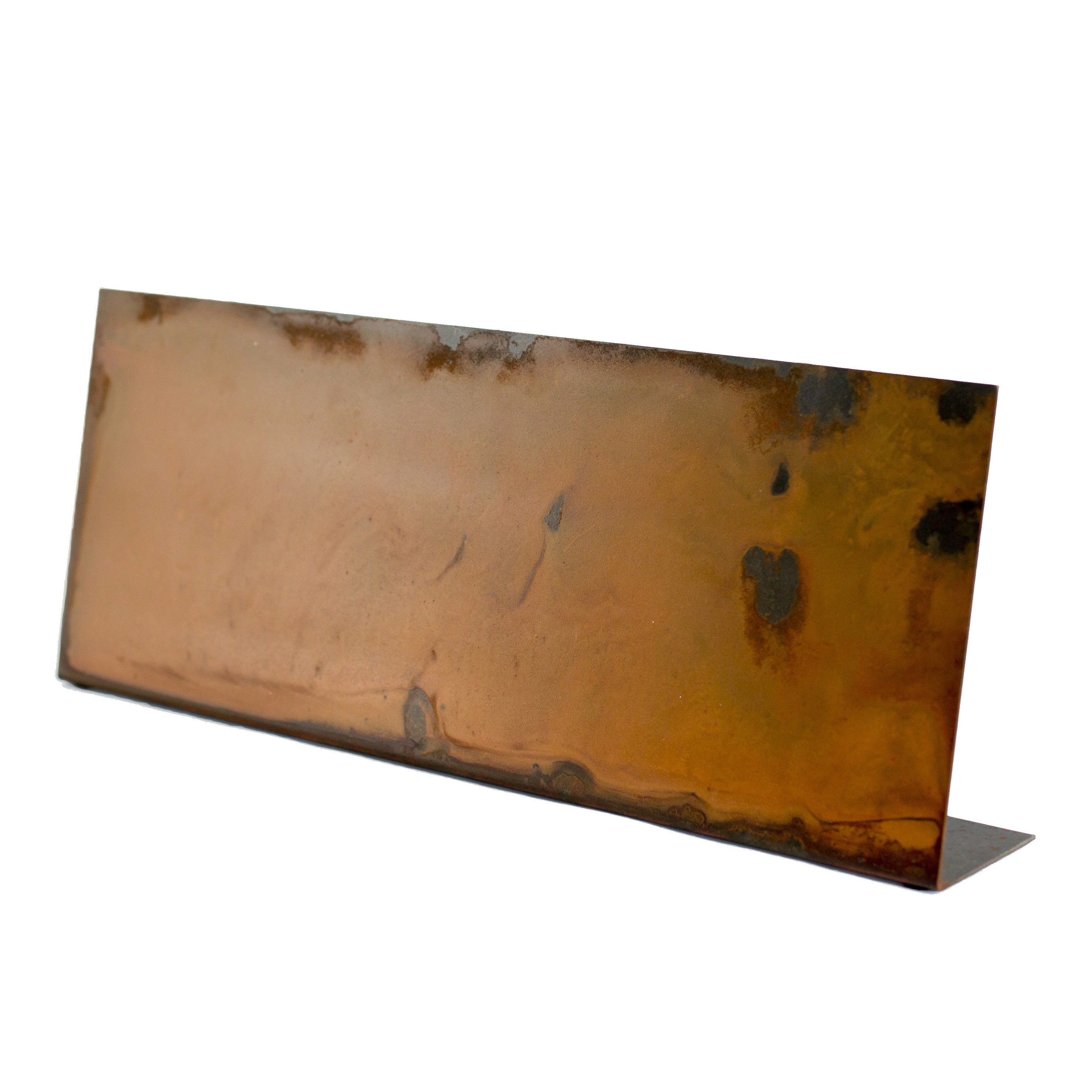 Large Metal Magnetic Picture Frame Memo Board Unique Burnt - Etsy