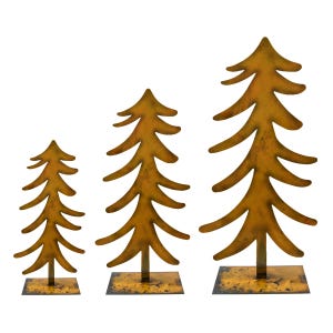 Holiday Decor Metal Tree Sculptures, Tabletop Christmas Tree, Elegant ...