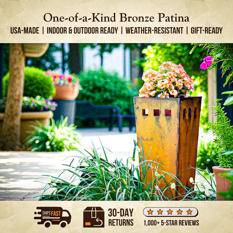 Bronze Planter With Stand - Etsy