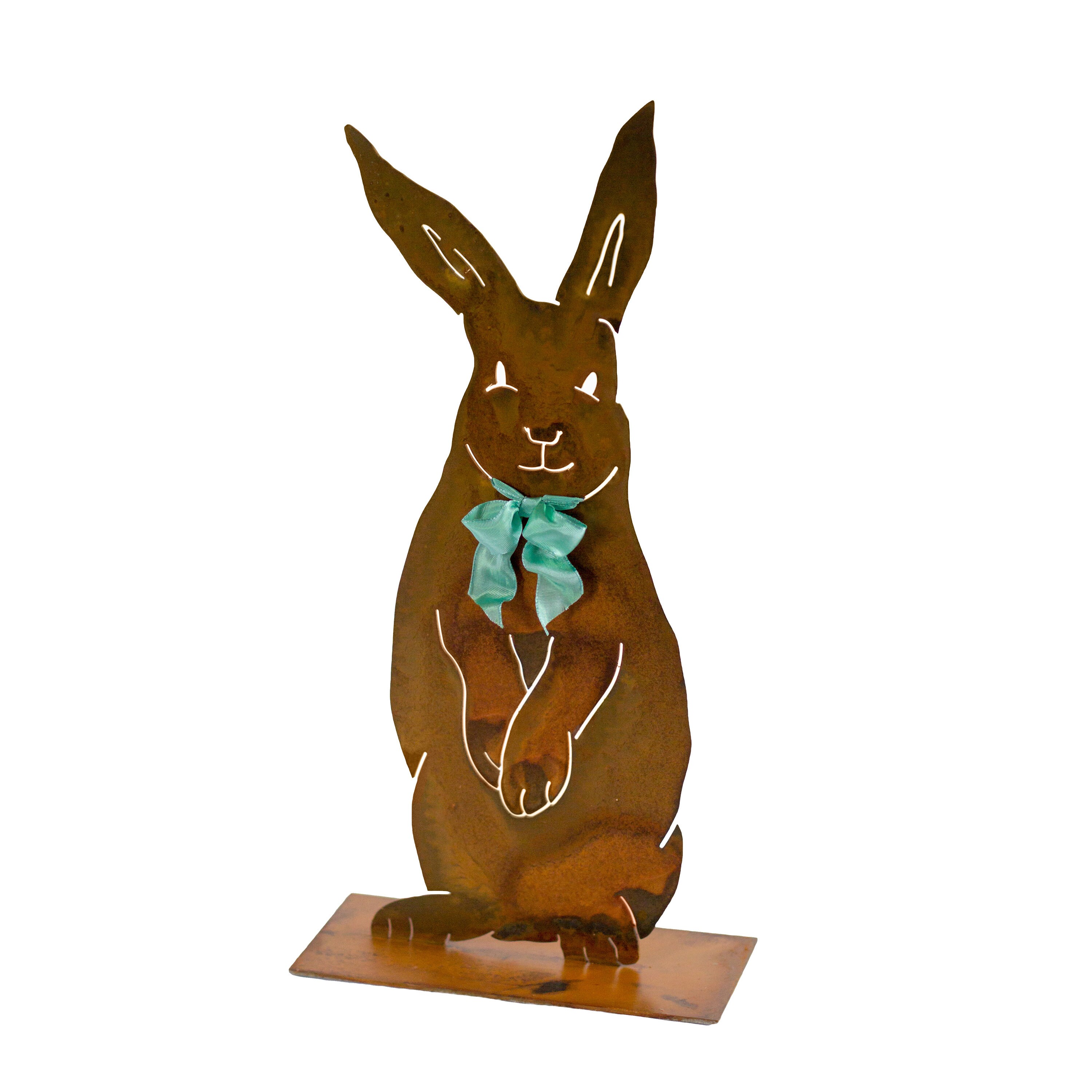 Industrial Metal Bunny Farmhouse Home Decor Easter Bunny | Etsy