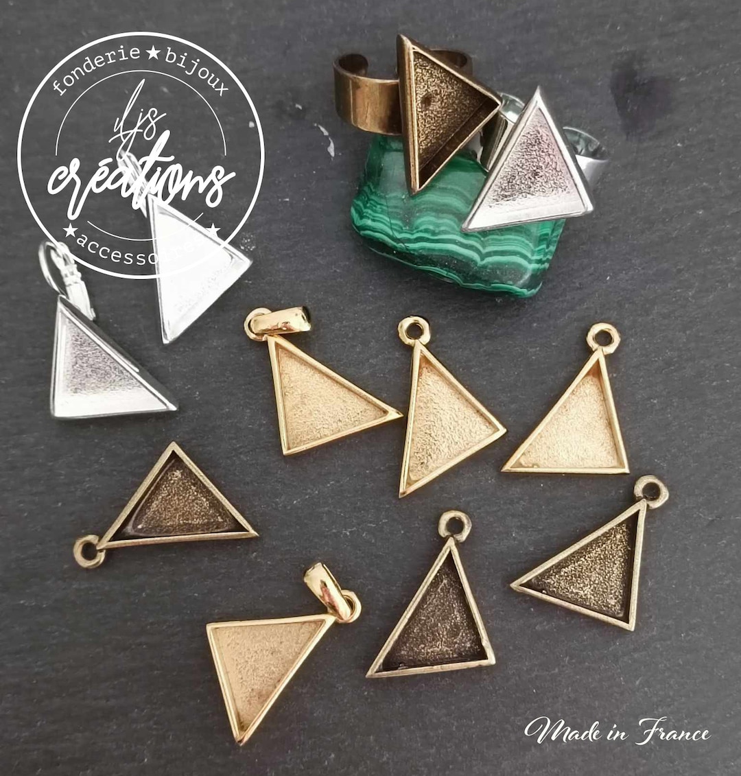 Bases for Jewelry triangle Collection 16x16x19x4mm Model and Finish of ...