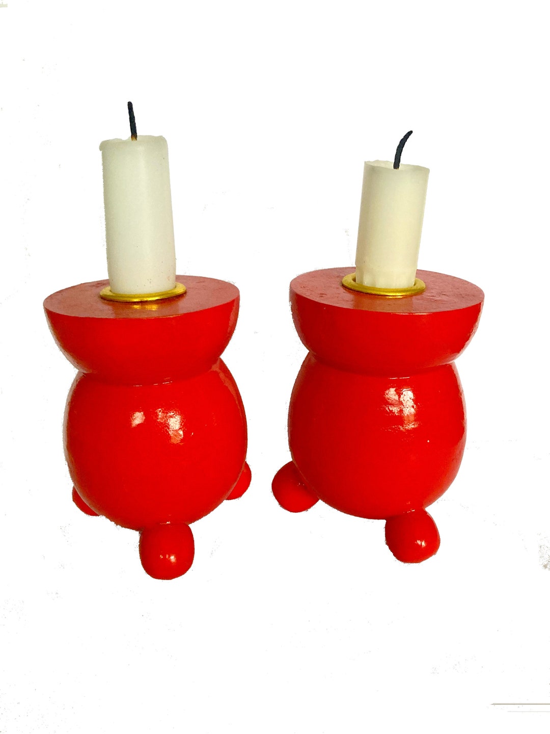 Beautiful Set of Candlesticks Hand Made Swedish Candlesticks Made in ...
