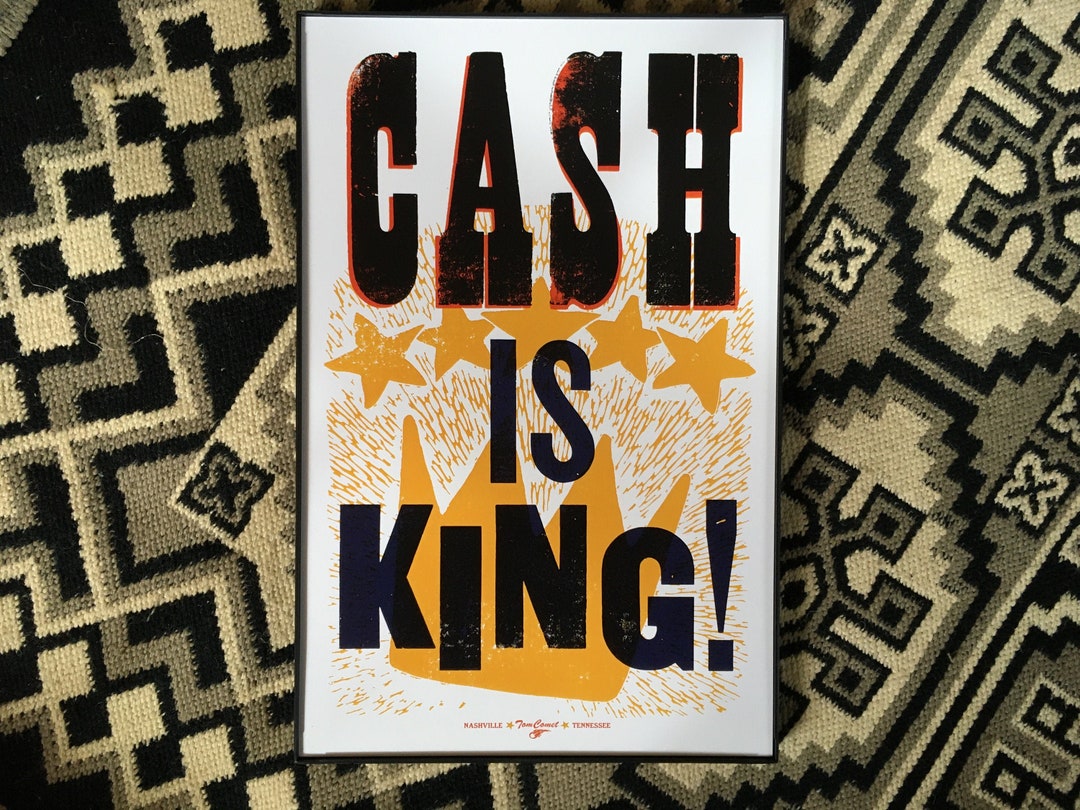CASH is KING! Print - Etsy