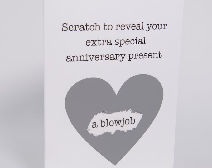 Funny Anniversary Scratch off Card, Card for Husband, Card for ...