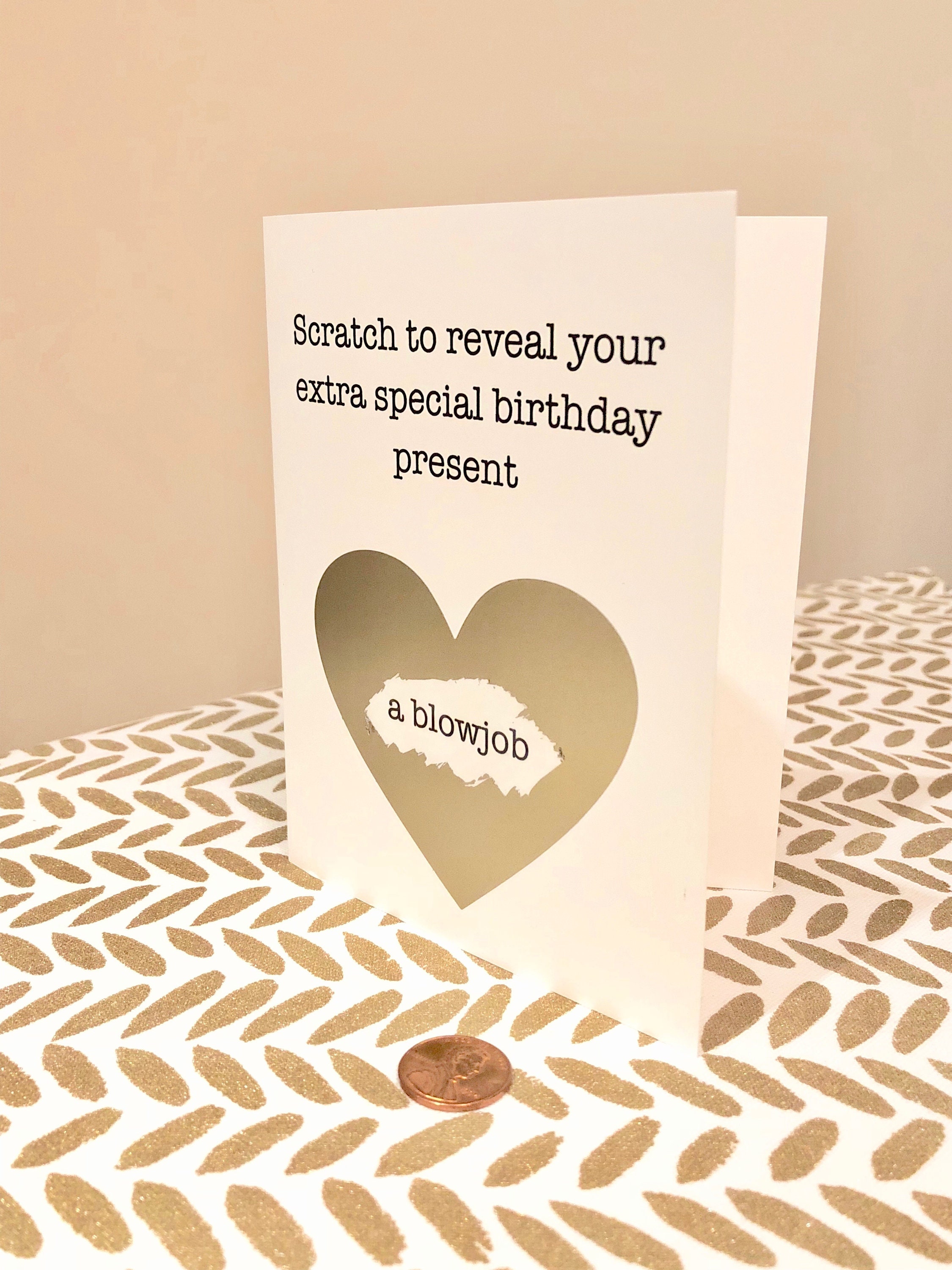 Funny Birthday Scratch off Card Card for Husband Card for - Etsy