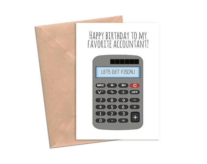 Funny Birthday Card for Accountant, Dirty Accounting Card, Lets Get ...