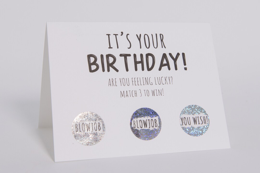Funny Birthday Scratch off Card, Card for Husband, Card for Boyfriend ...