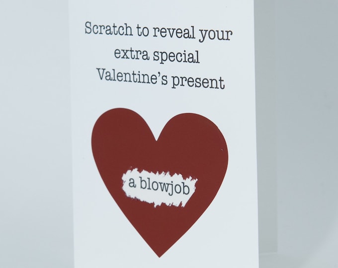 Funny Valentines Scratch off Card, Card for Husband, Card for Boyfriend ...