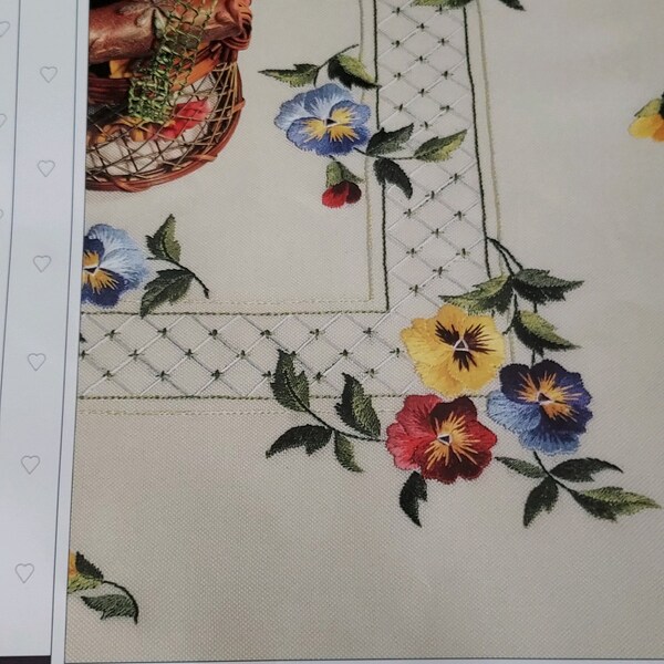 Embroidered Tablecloth - Etsy
