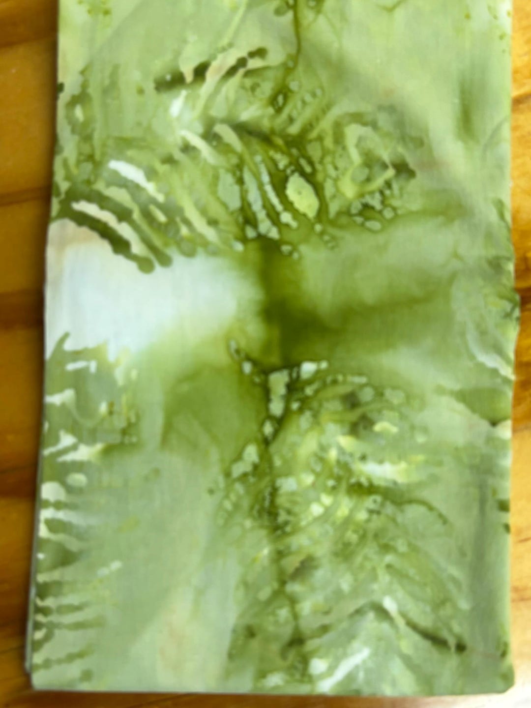 Batik in Green With Ferns in Greens Fat Quarter - Etsy