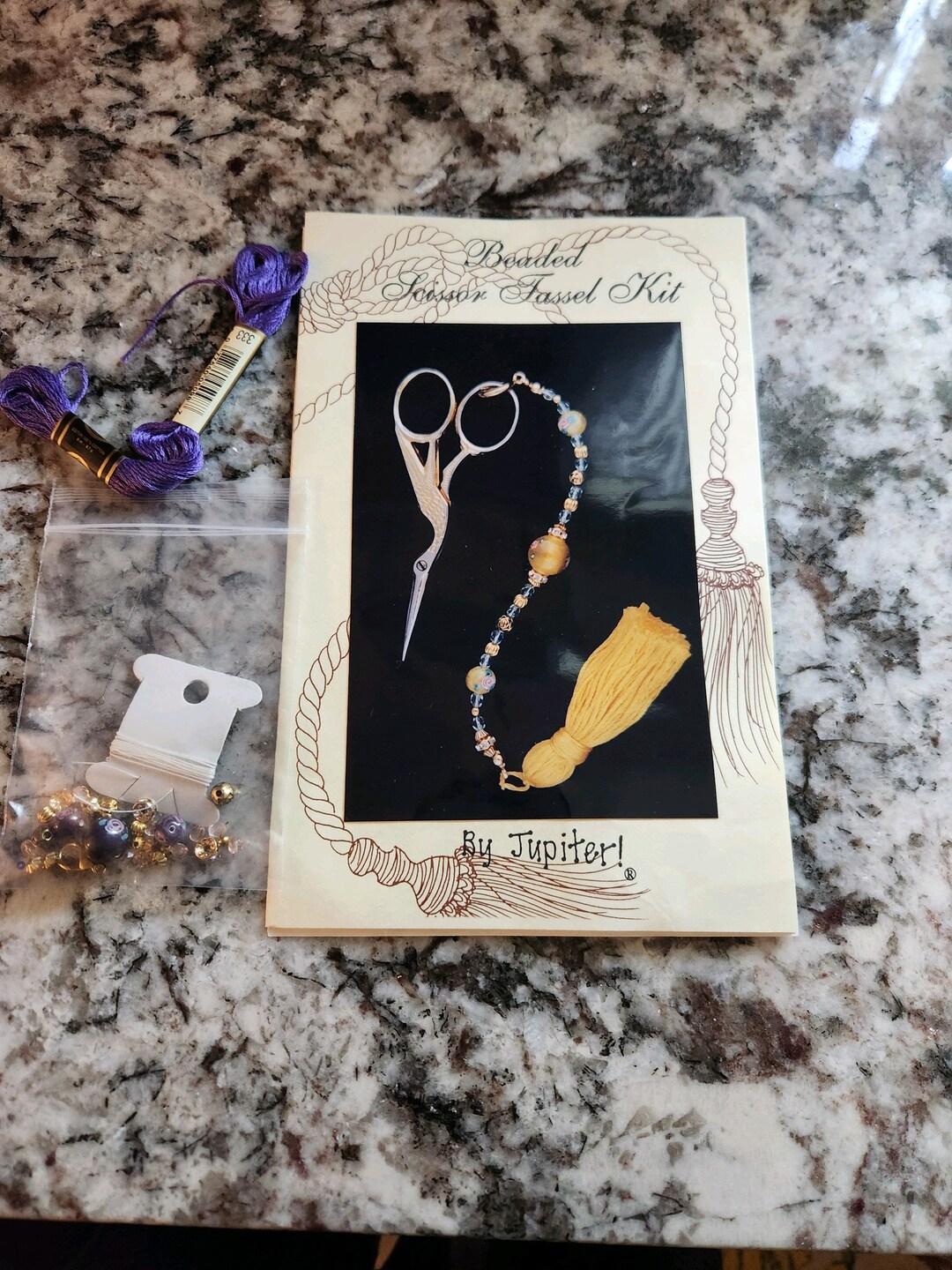Beaded Scissor Tassel Kit - Etsy