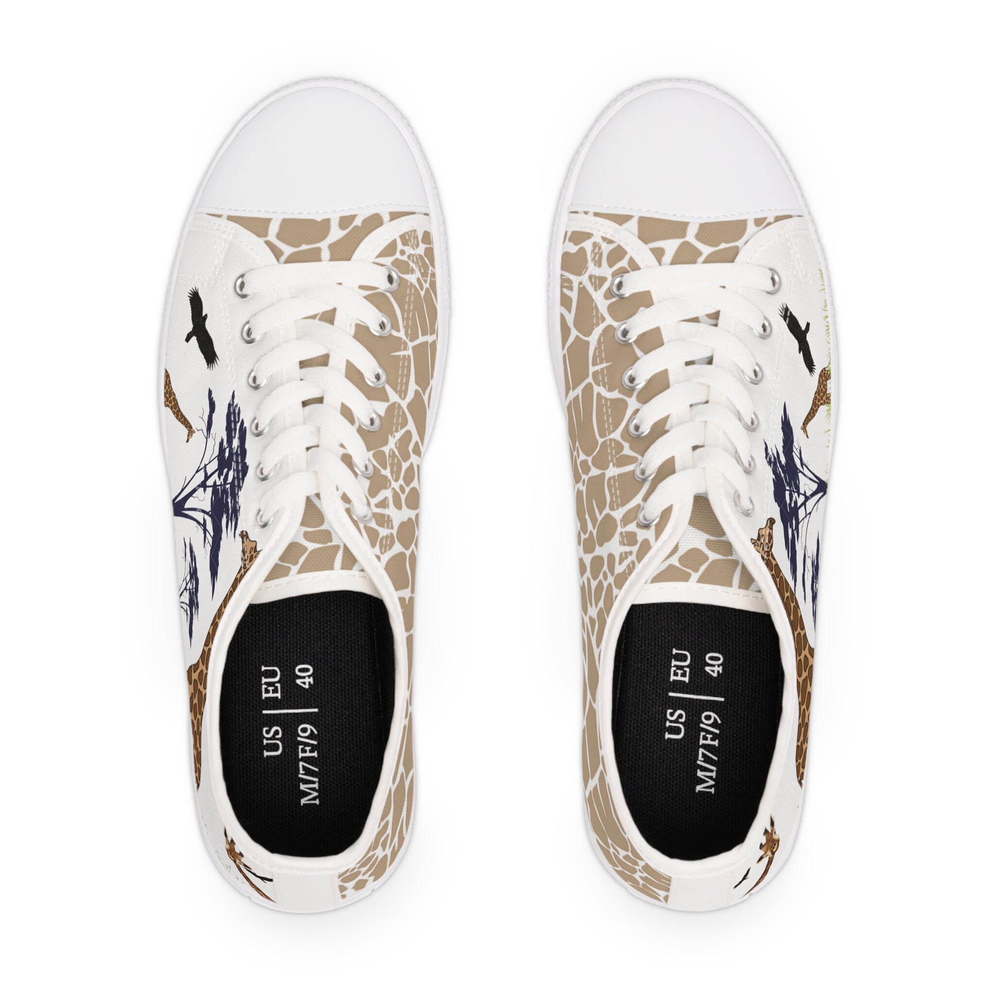 Giraffe Shoes, Canvas Shoes Women, Giraffe Gifts for Women, Giraffe ...