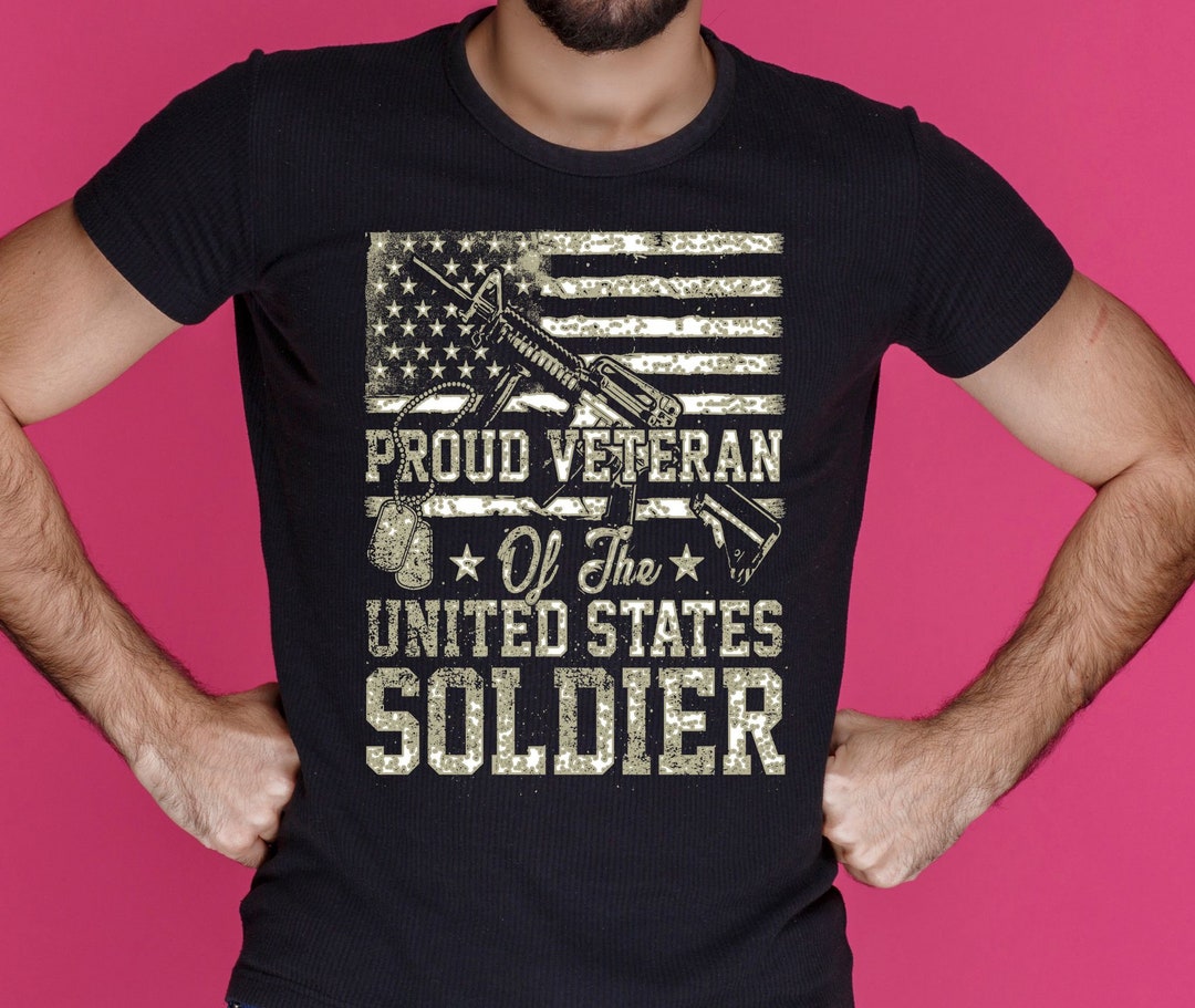 Proud Veteran of the US Soldier T-shirt, Veteran Day Gift T-shirt ...