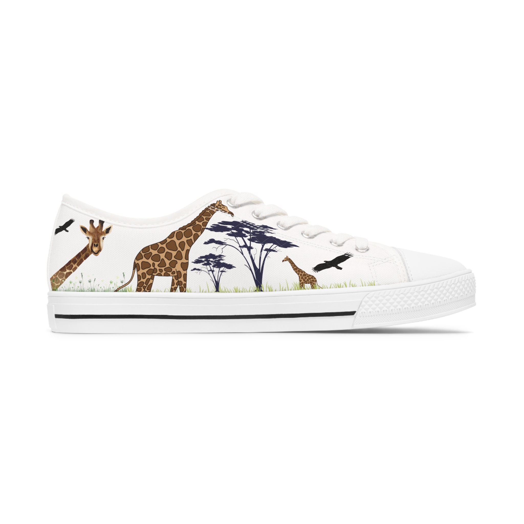 Giraffe Shoes, Canvas Shoes Women, Giraffe Gifts for Women, Giraffe ...