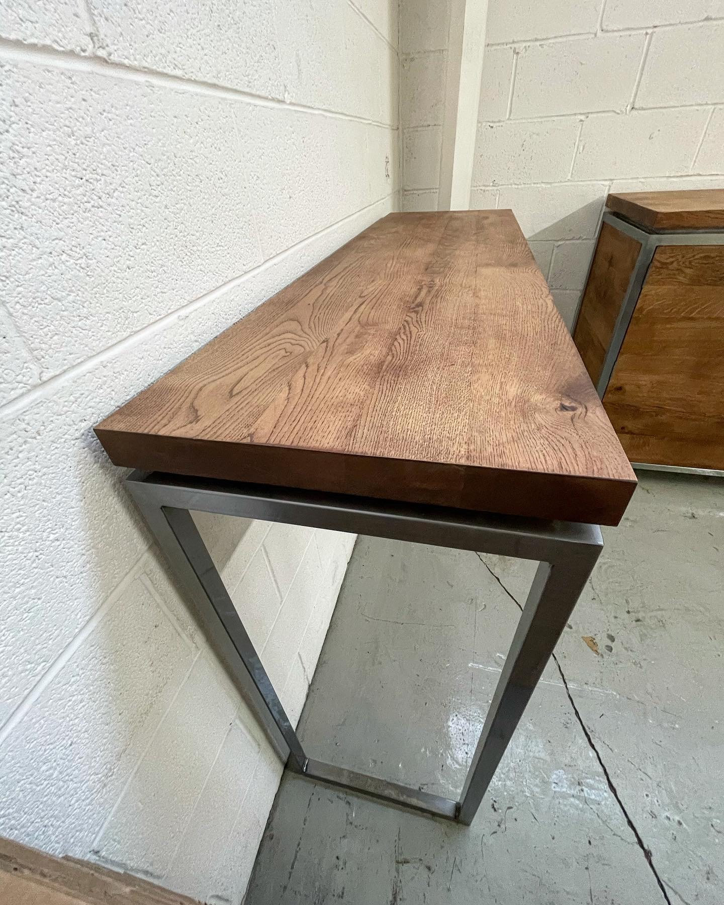 Solid Oak breakfast bar table - Etsy.de