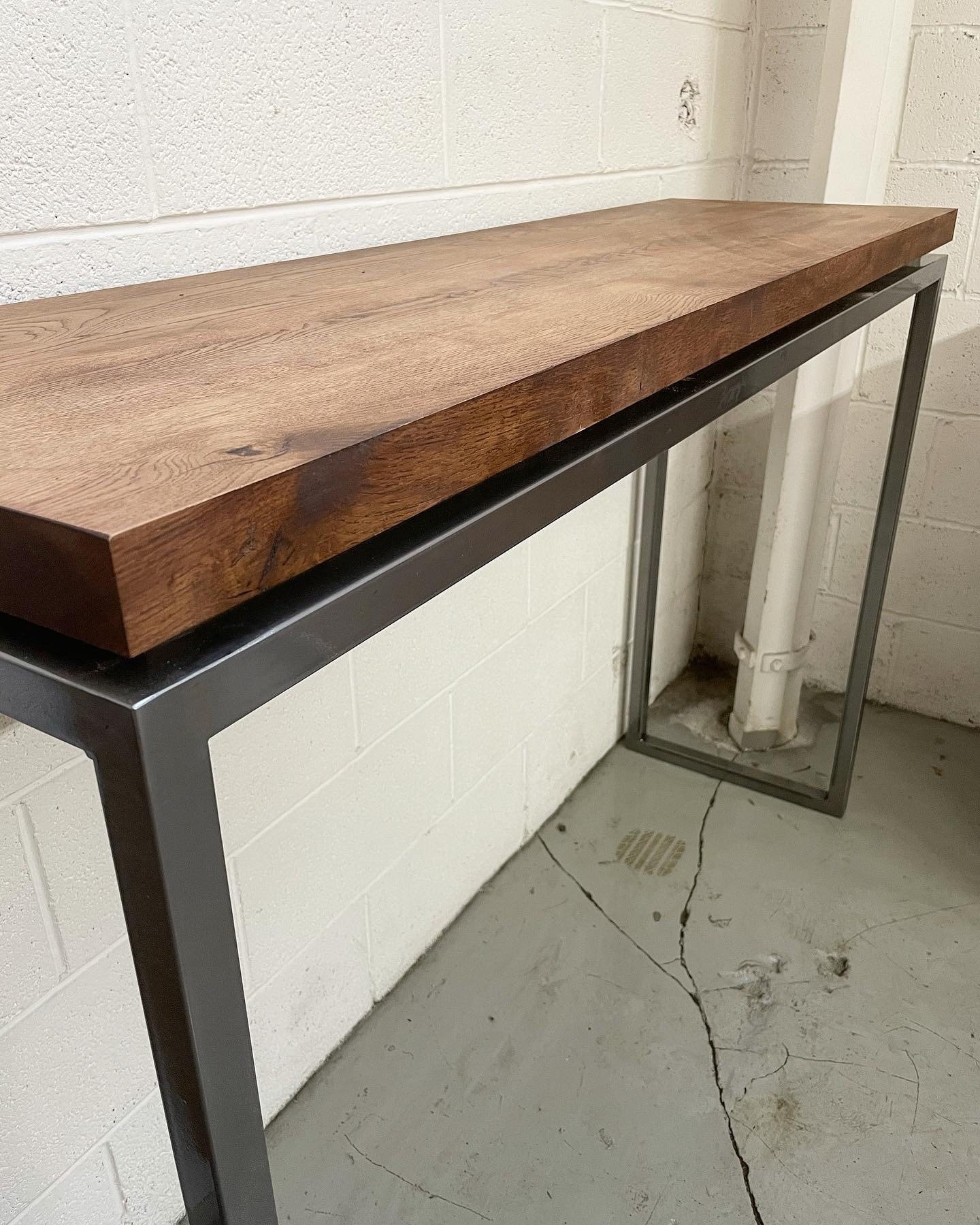 Solid Oak breakfast bar table - Etsy.de