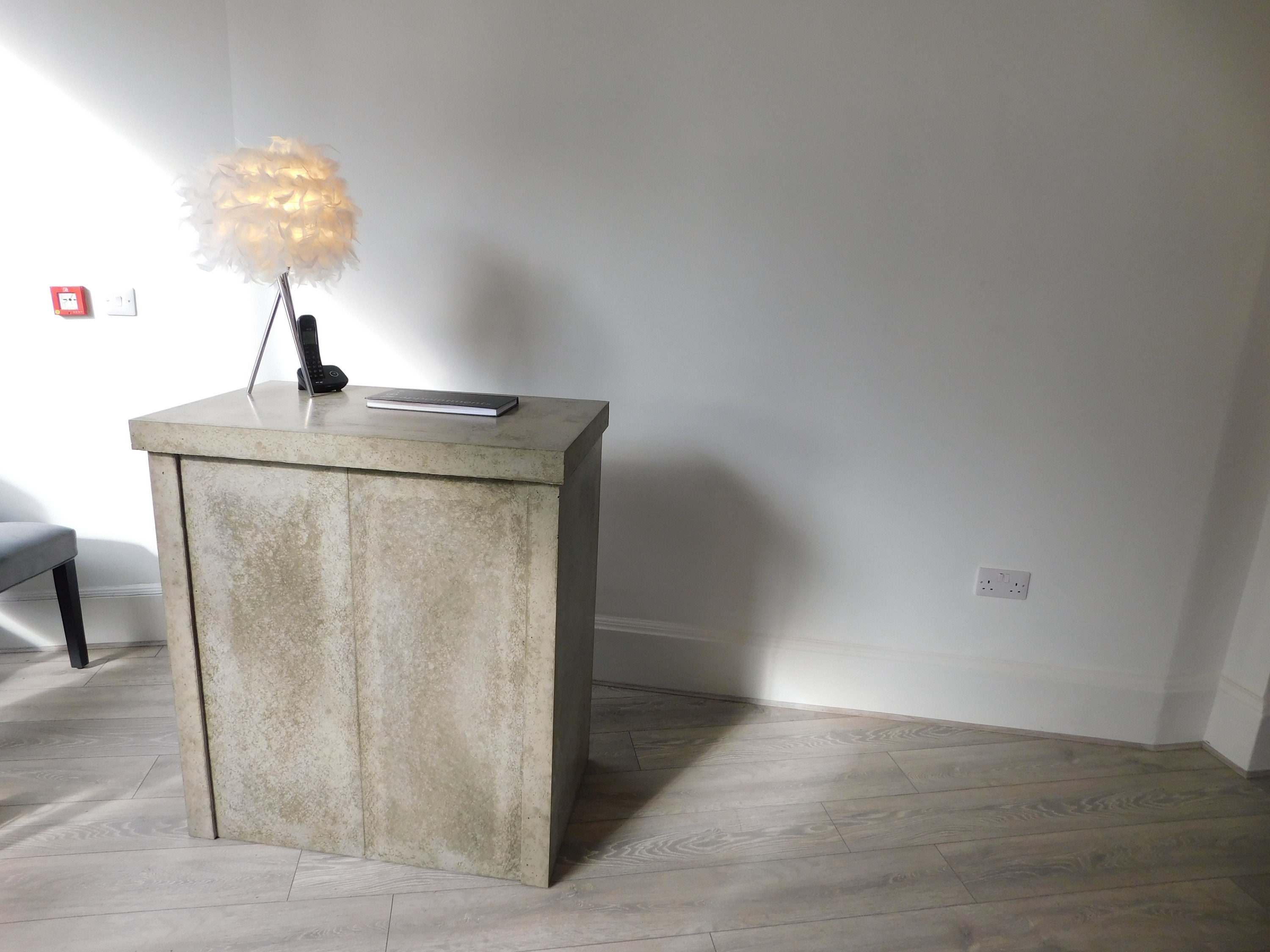Polished Concrete Reception Desk - Etsy