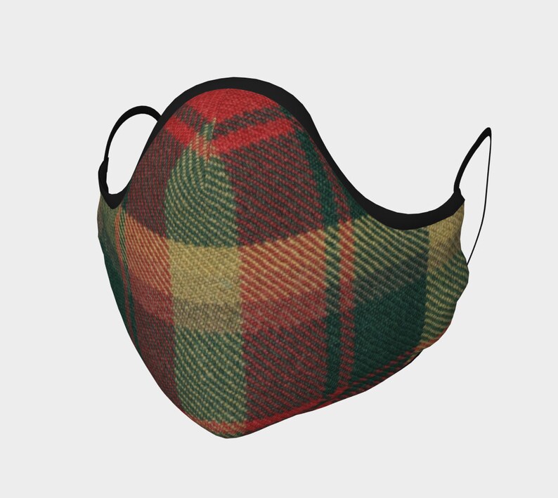 Maple Leaf Tartan Non-medical Face Covering - Etsy Canada