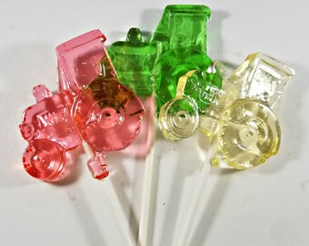 Tractor lollipops | Etsy