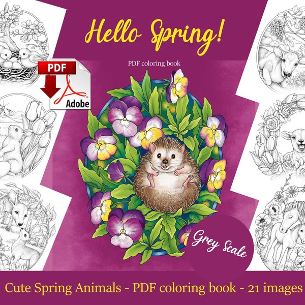 Coloring Book - Etsy