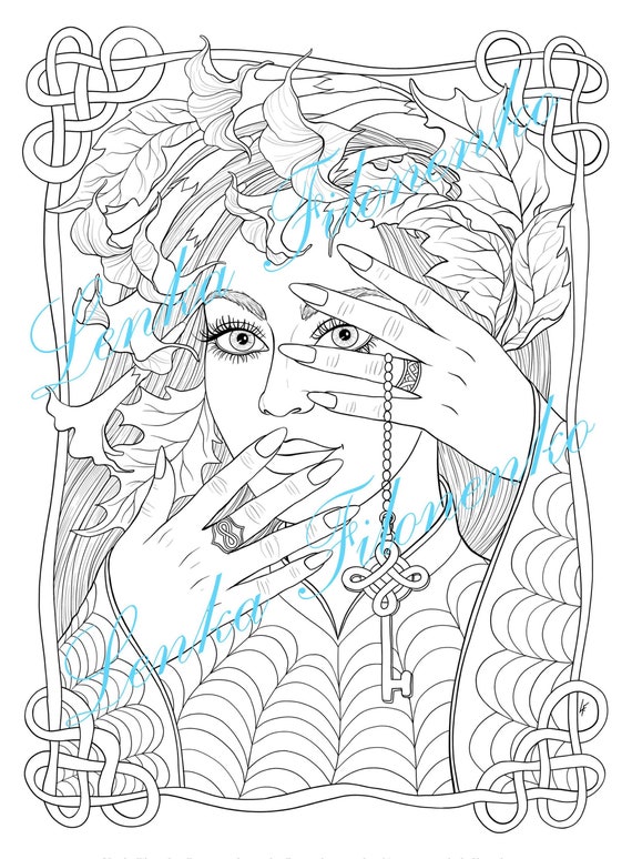 Mystic Coloring Pages