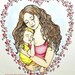 Coloring Page for Adults Mothers Love PDF Download and - Etsy