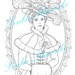 Victorian Grace LINE ART Pdf Adult Coloring Book Download and - Etsy