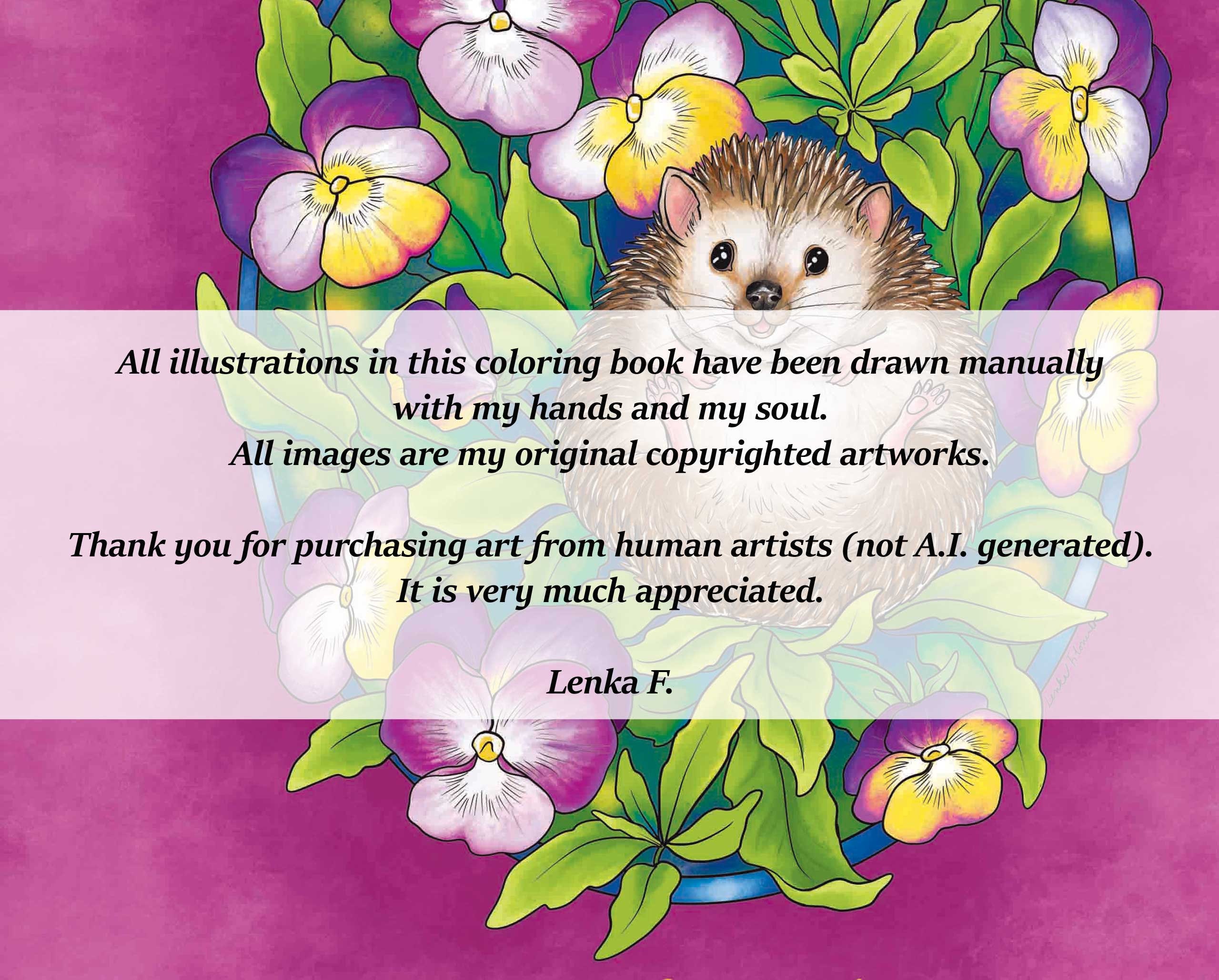 Printable Spring Line Art Coloring Book Hello Spring PDF - Etsy