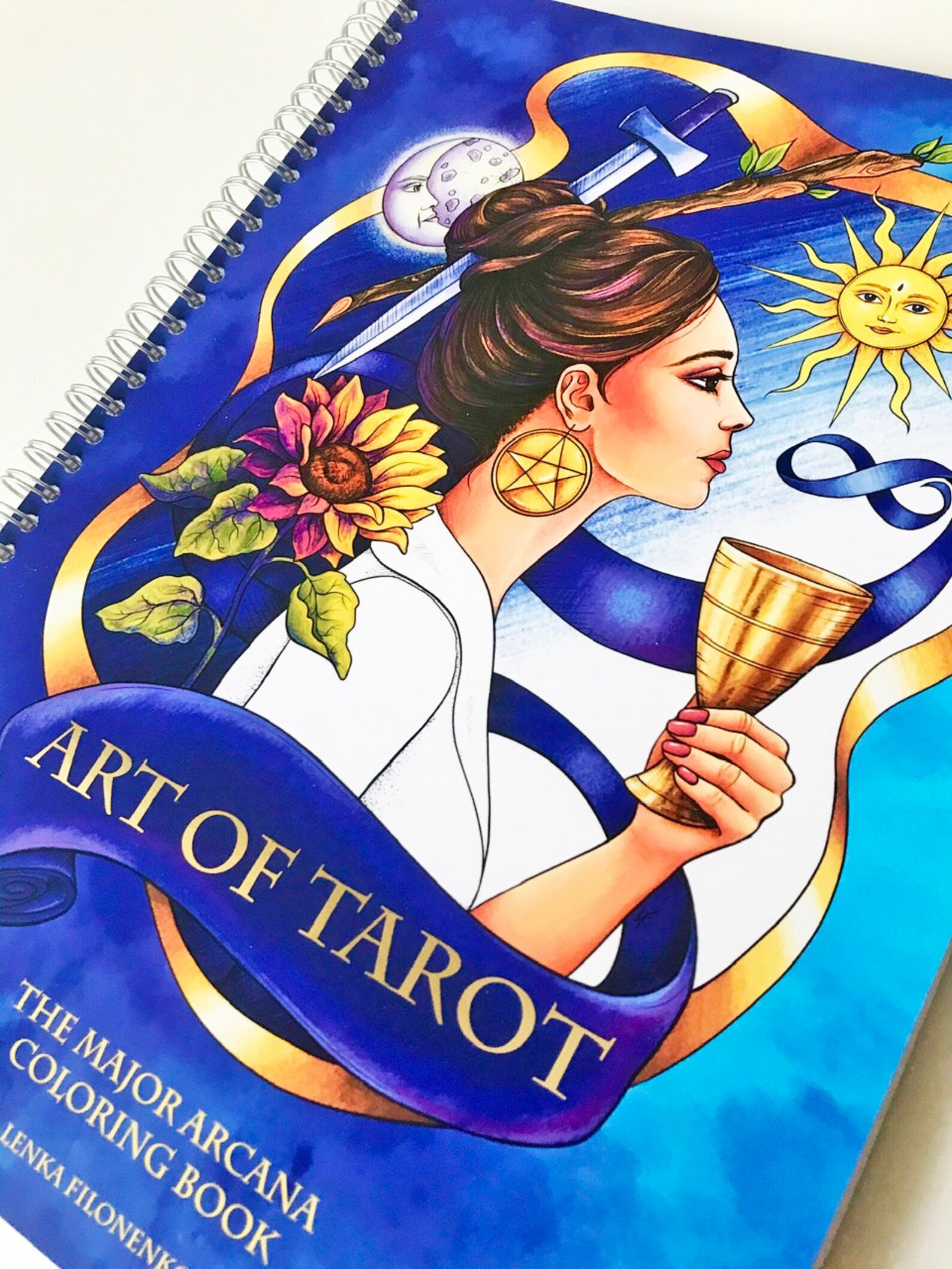 Tarot Coloring Book Artist Print Coloring Book for Adults Art - Etsy UK