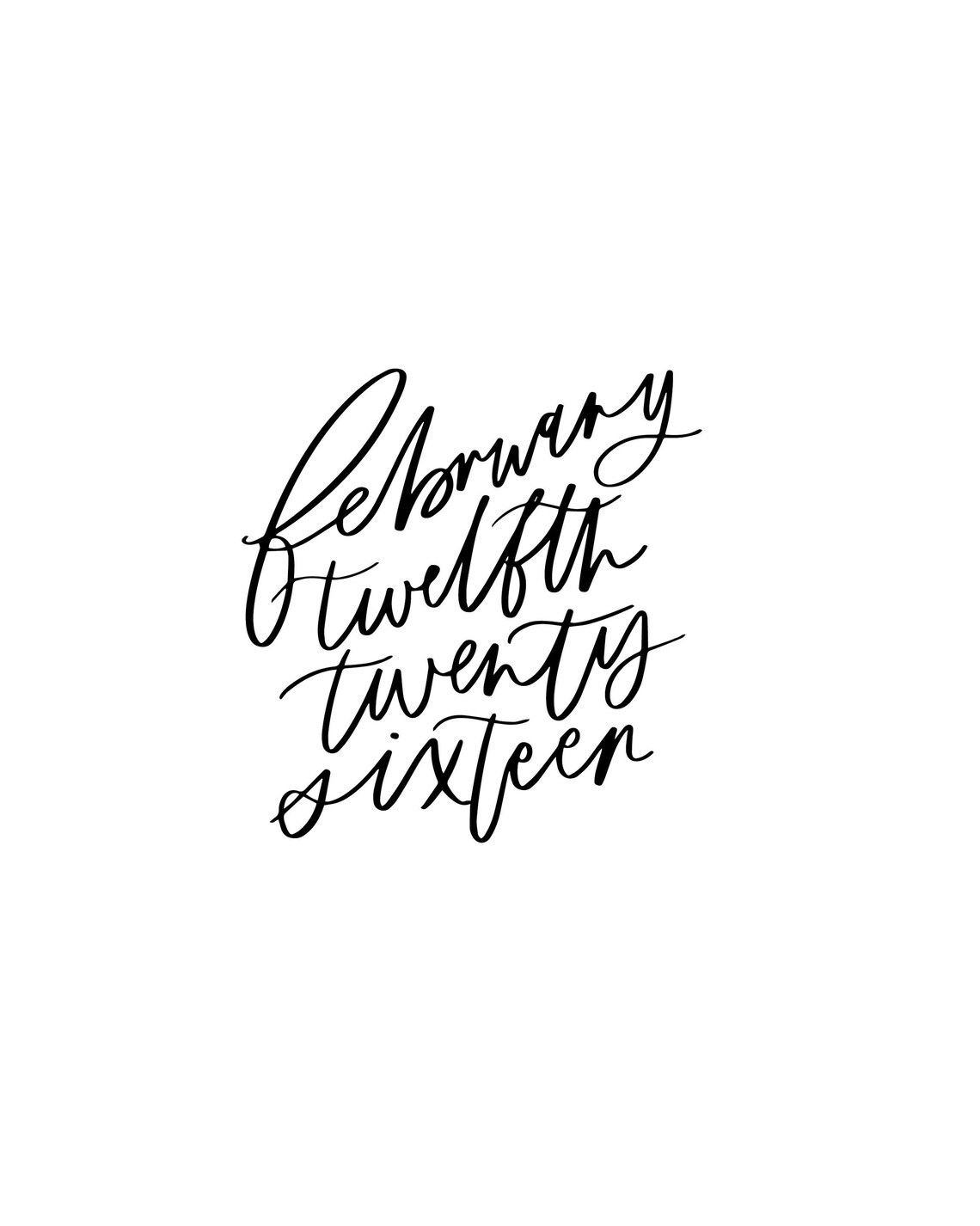 Handwritten Date Print - Etsy