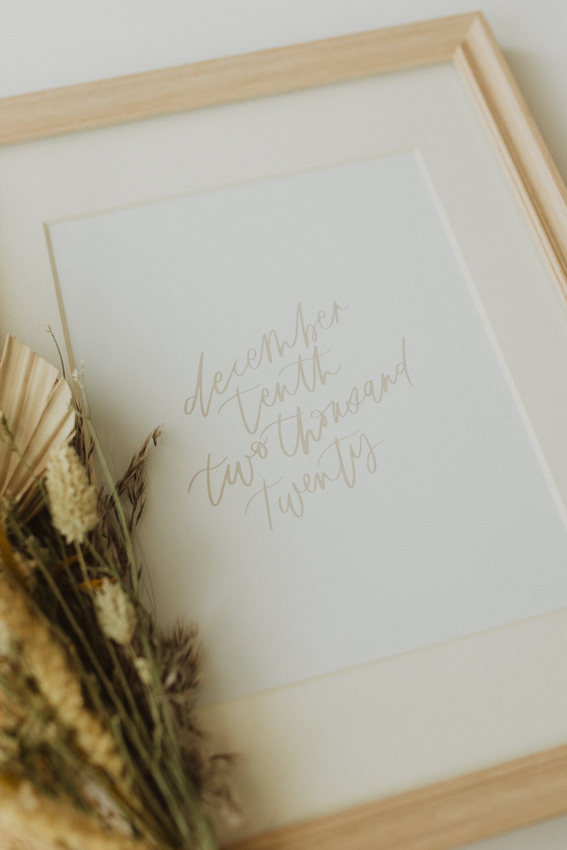 Handwritten Date Print - Etsy