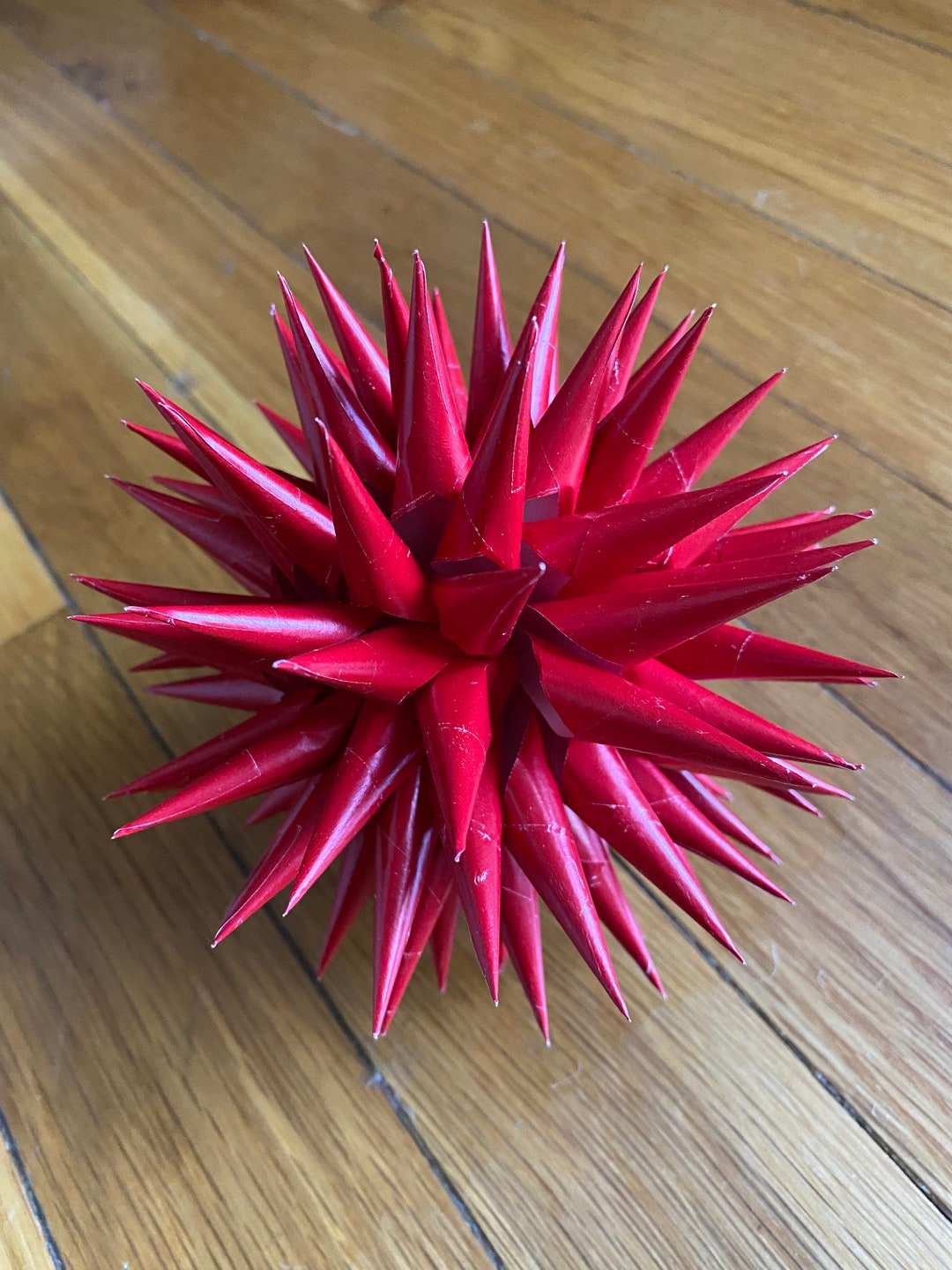 Polish Star Ornament Gray and Blue Print - Etsy