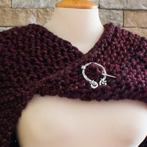 Outlander Inspired Claire's Infinity Cape With Silver Tone - Etsy