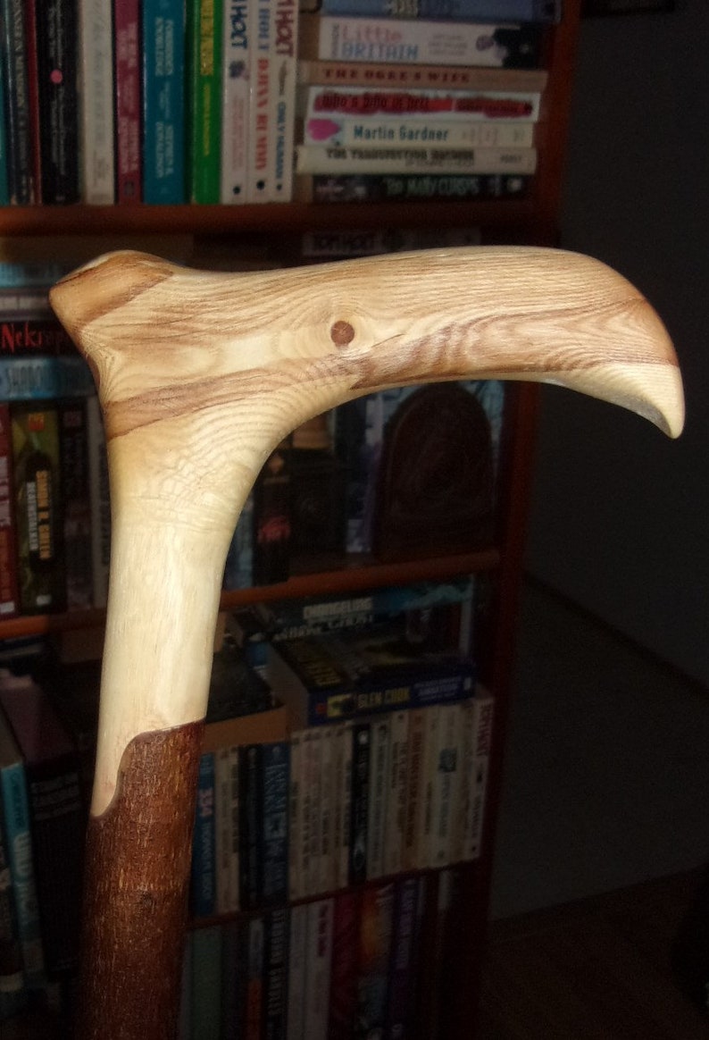 Ash Handled Cane on Dogwood Shank - Etsy Canada