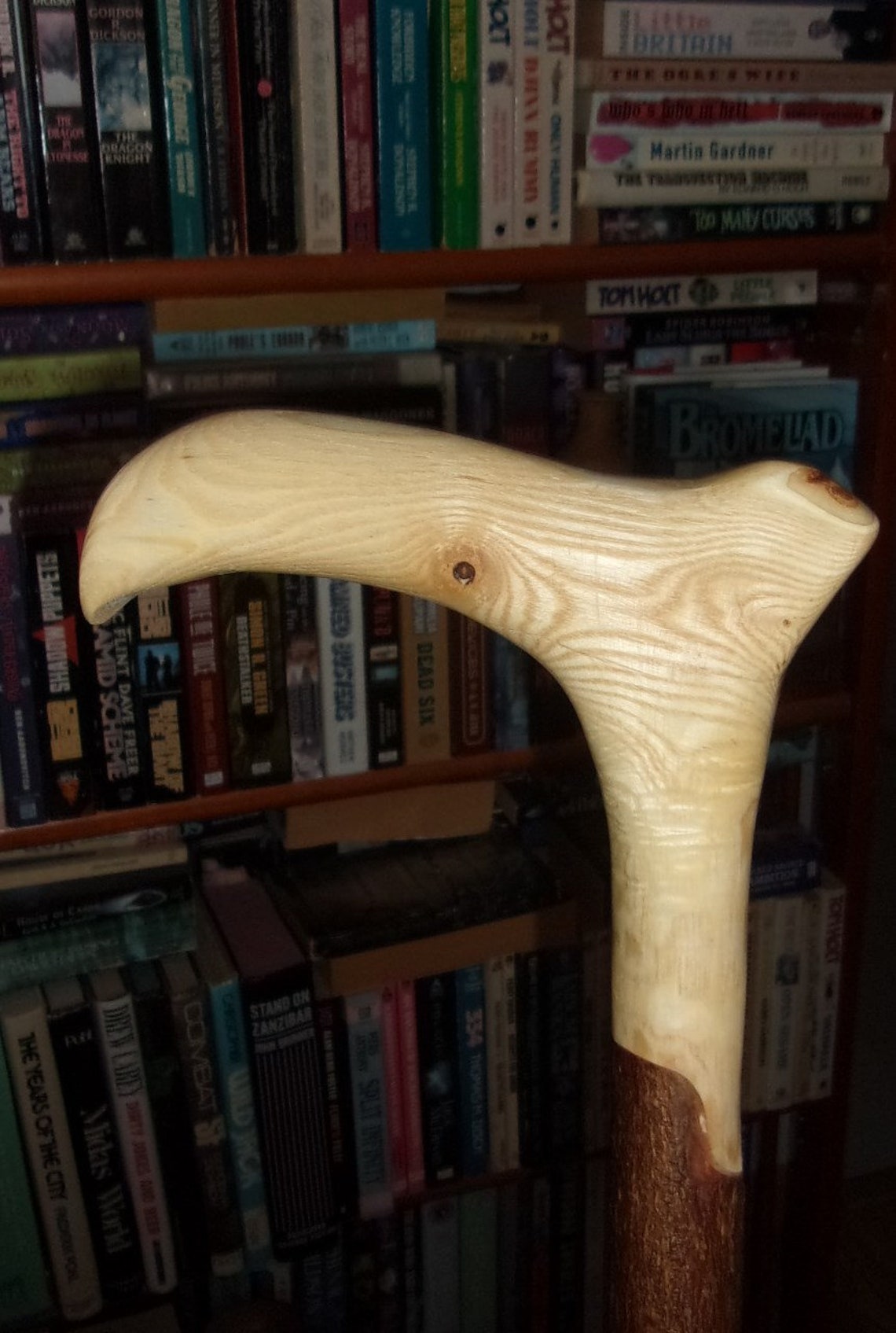 Ash Handled Cane on Dogwood Shank - Etsy Canada