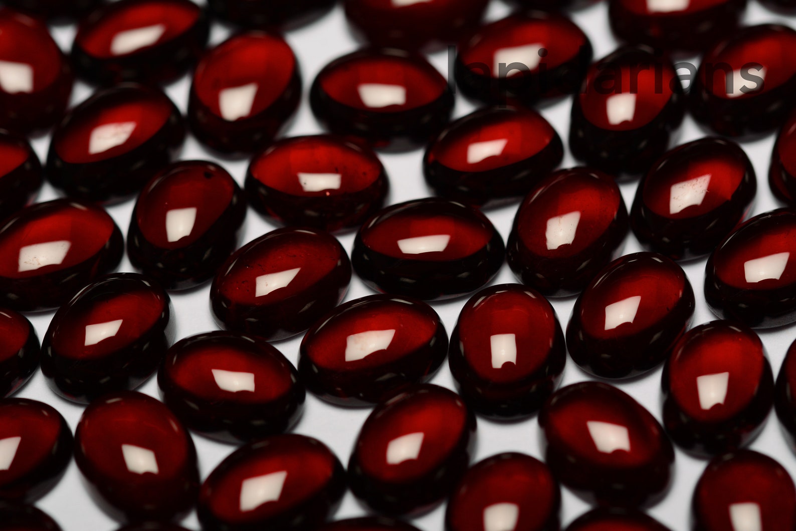 Granates rojos 6 8mm óvalos 1a calidad - Etsy España