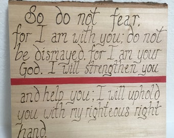 Bible Verse Wood Burning | Etsy
