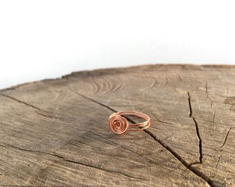 Women copper rings | Etsy