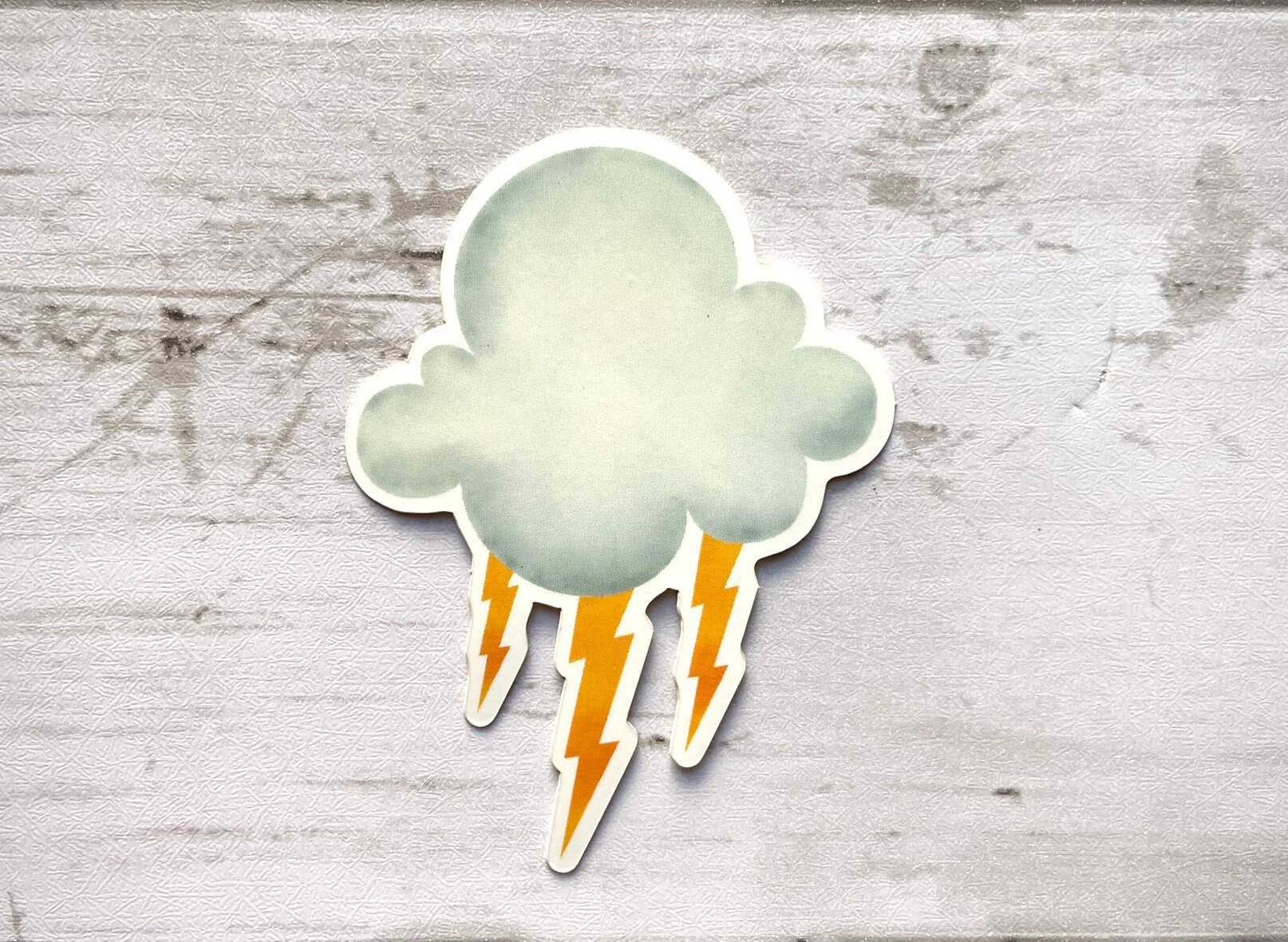 Lightning Sticker Die Cut Sticker Vinyl Sticker - Etsy