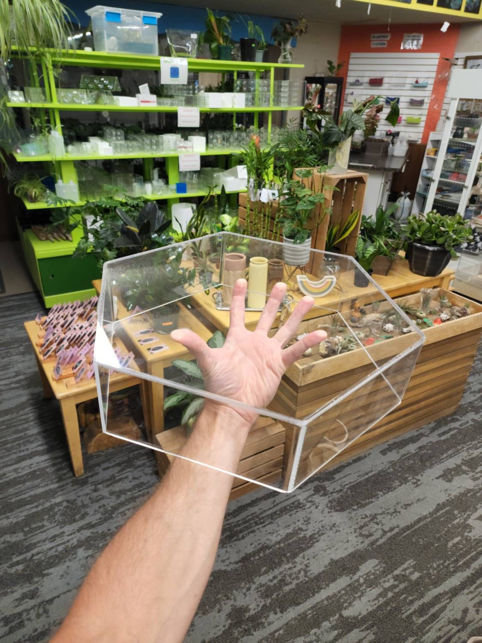 Cake HEXAGONAL Riser Clear Cake Stand Cake Pedestal - Etsy