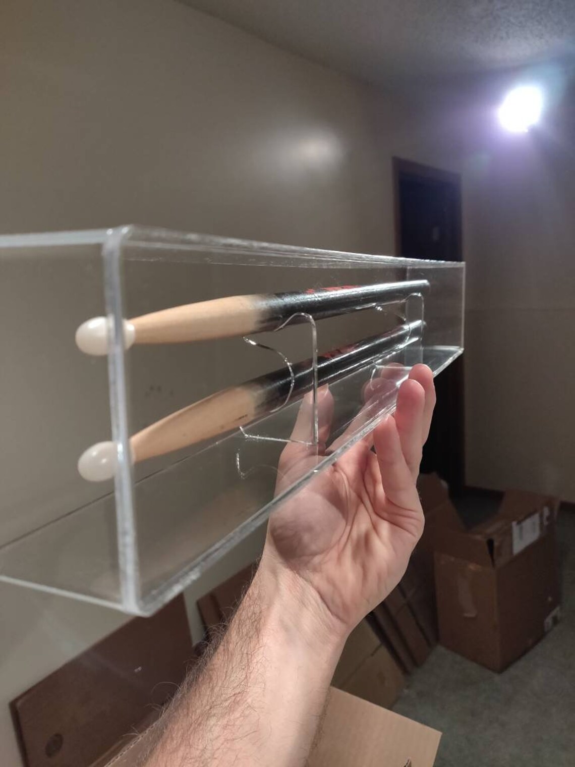 Double Drumstick Drumstick Display Case Open Face Design | Etsy Double Drumstick Drumstick Display Case Open Face Design | Etsy