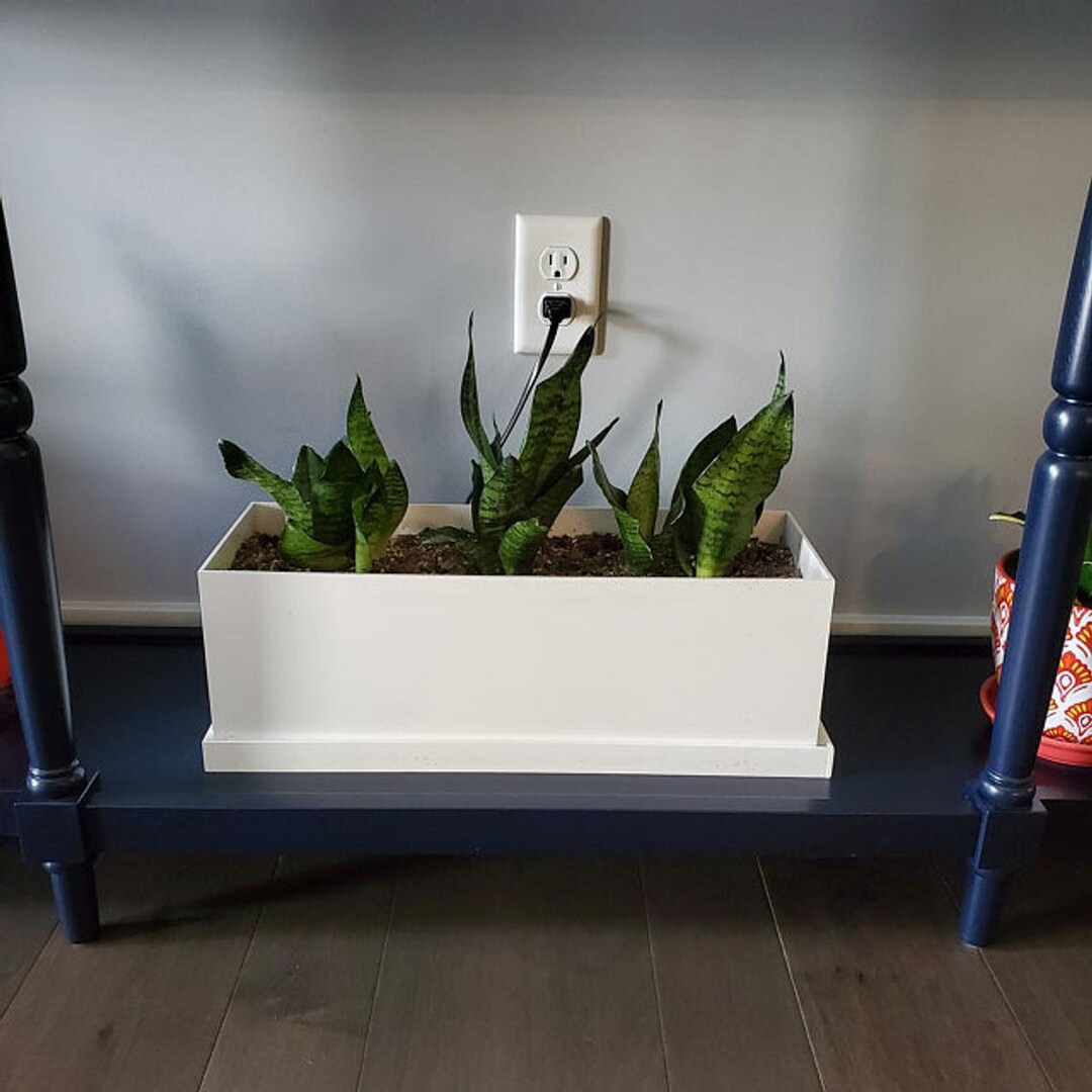Long White Rectangular Planters - Various Sizes - Custom Sizes ...