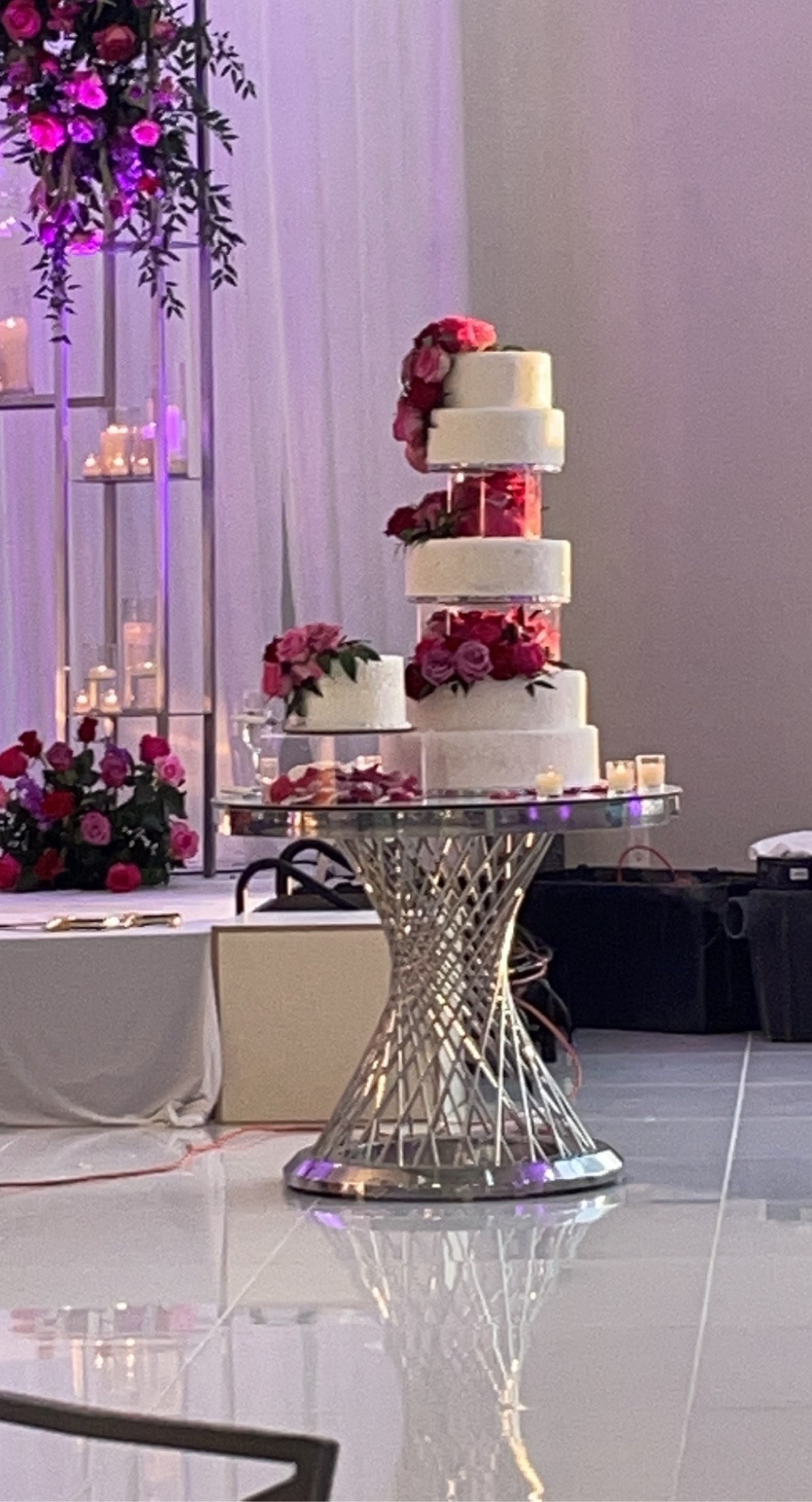 Cake HEXAGONAL Riser Clear Cake Stand Cake Pedestal - Etsy