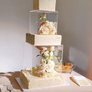 Cake Riser Clear - Clear Cake Stand - Cake Pedestal Acrylic - Acrylic ...