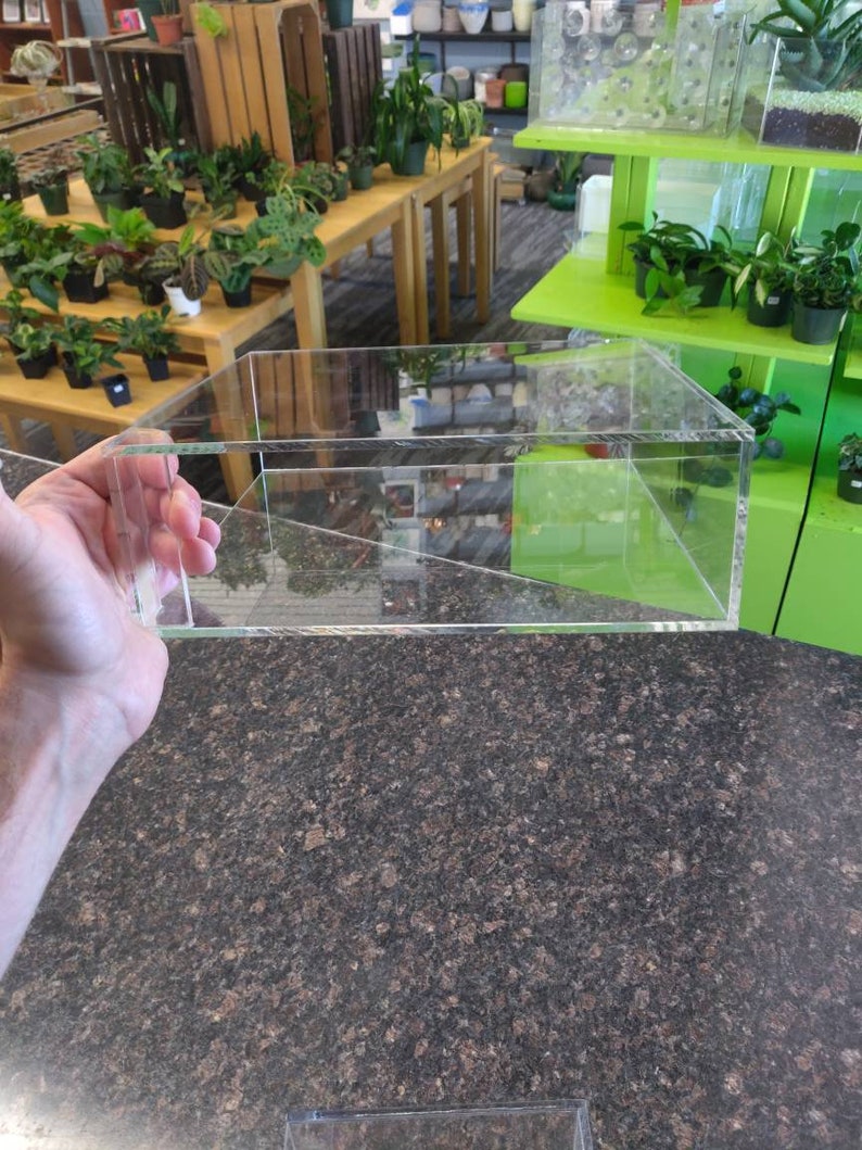 2 Open Side Wedding Cake Risers Clear Acrylic Floating - Etsy