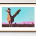 Modern Roadrunner Art Print - Roadrunner Poster - Home Decor - Etsy