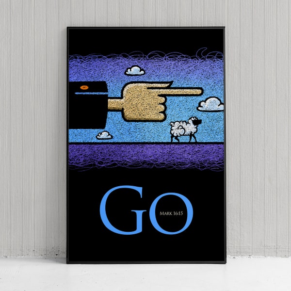 The Great Commission Wall Art - Etsy